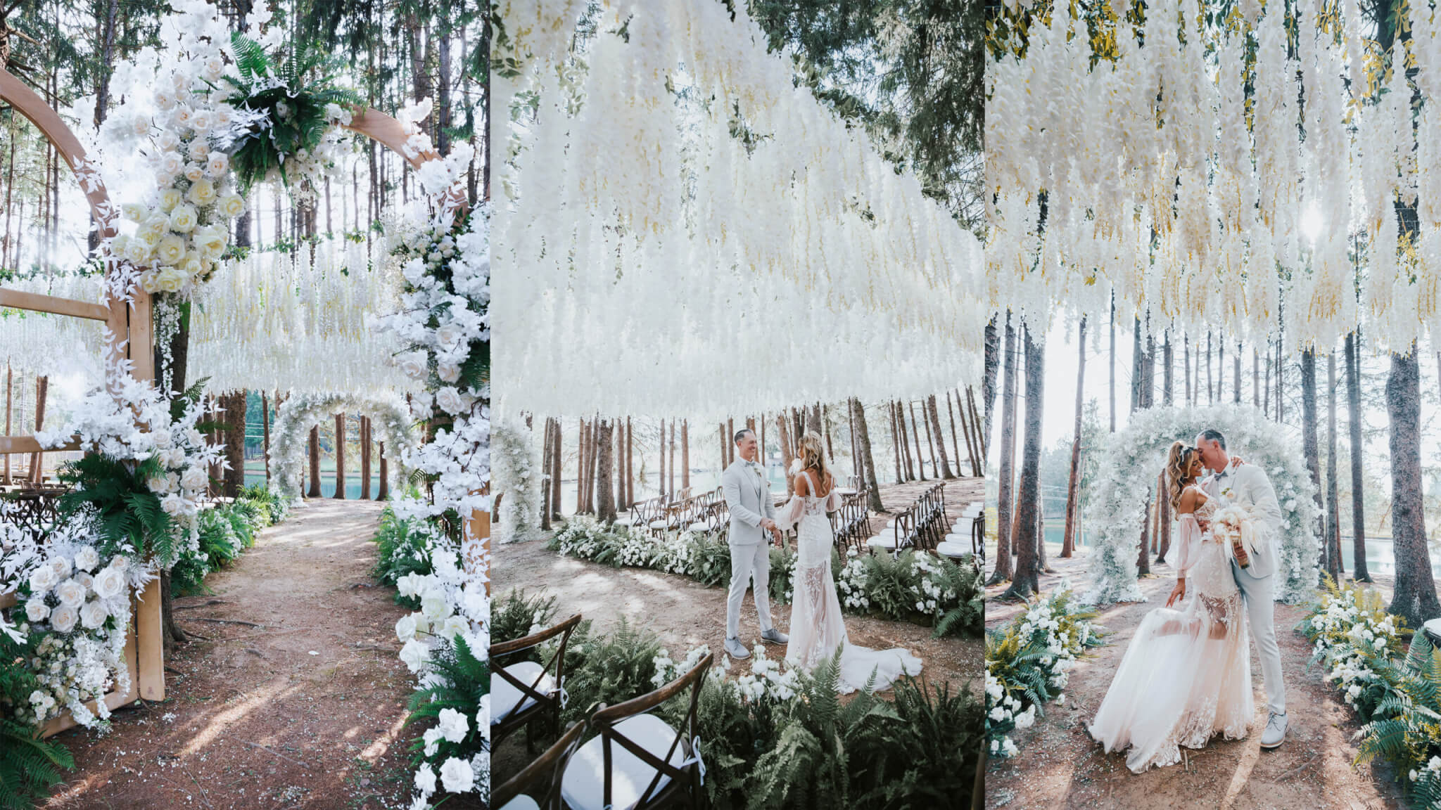 Outdoor twilight wedding 60 photos - Astyledwedding.com